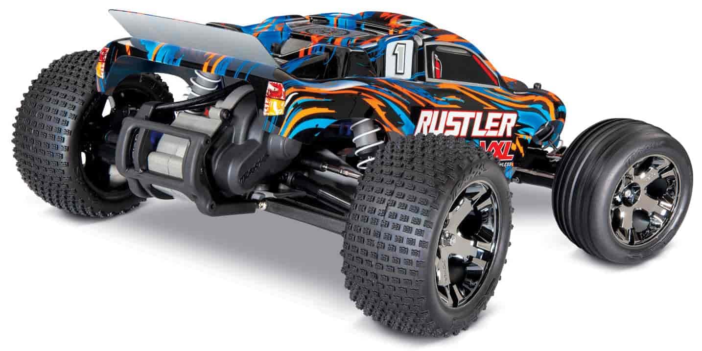 Traxxas 370764ORNG Rustler Vxl: 1/10 Scale Stadium T