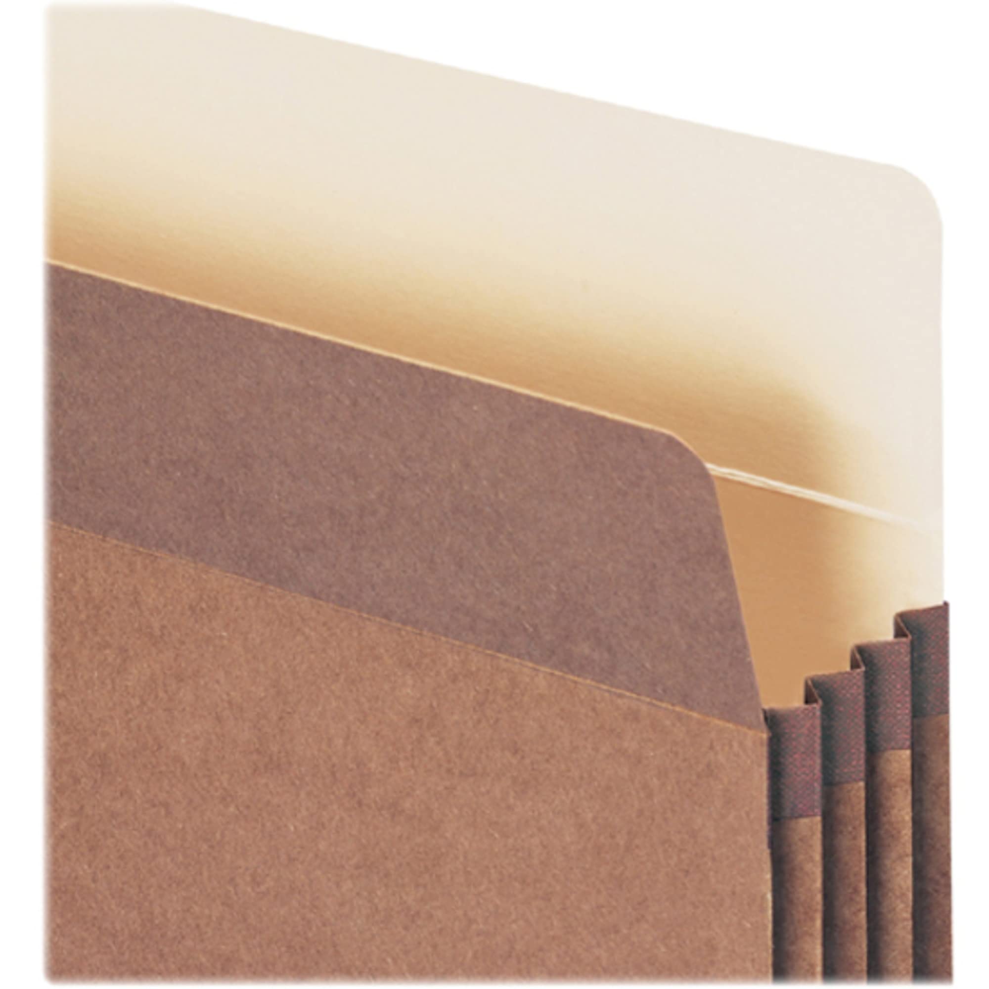 Smead File Pocket, Straight-Cut Tab, Guide Height, 3-1/2 Expansion, Letter Size, Redrope, 50 per Box (73805)