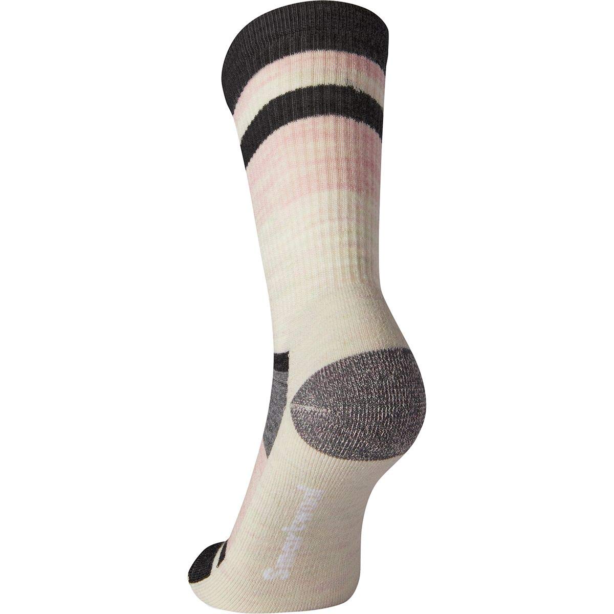 Smartwool Outdoor Terrain Warm Calf Socks - Women's Hike Light Striped Crew CHARCOAL L