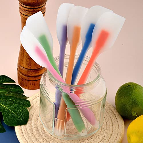 TANACC Frying Spatula Shovel Kitchen Silicone Spatula Translucent for Cooking Dough Scrape Cream Heat-Resistant Utensils Baking Cake Brush Tools