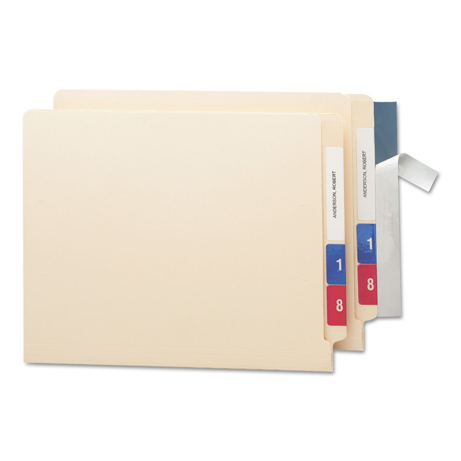 Smead 67608 Seal/View Label Protector, Clear Laminate, 8 x 1-11/16, 100/Pack