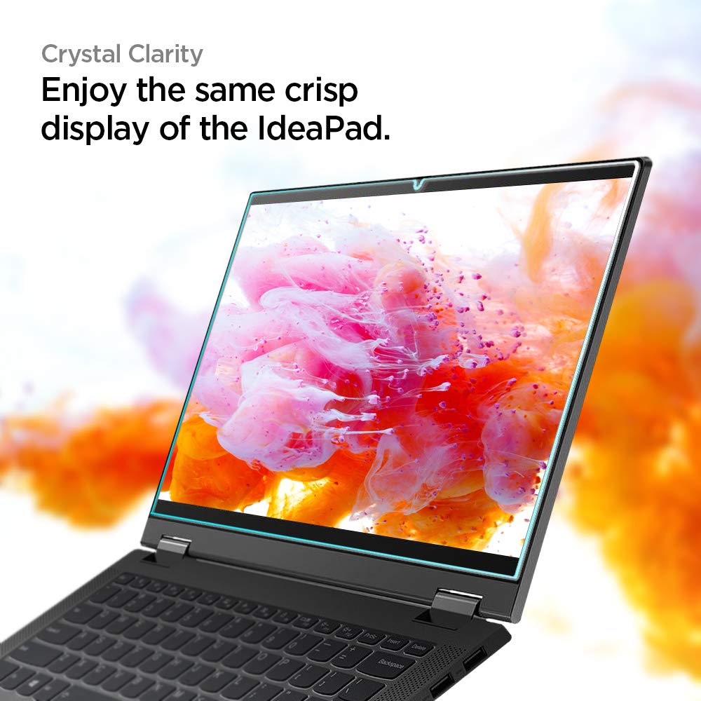 Tempered Glass Screen Protector [GlasTR Slim] Designed for Lenovo Idea Pad Flex 5-14 inch (81X20005US) [9H Hardness Tempered Glass]