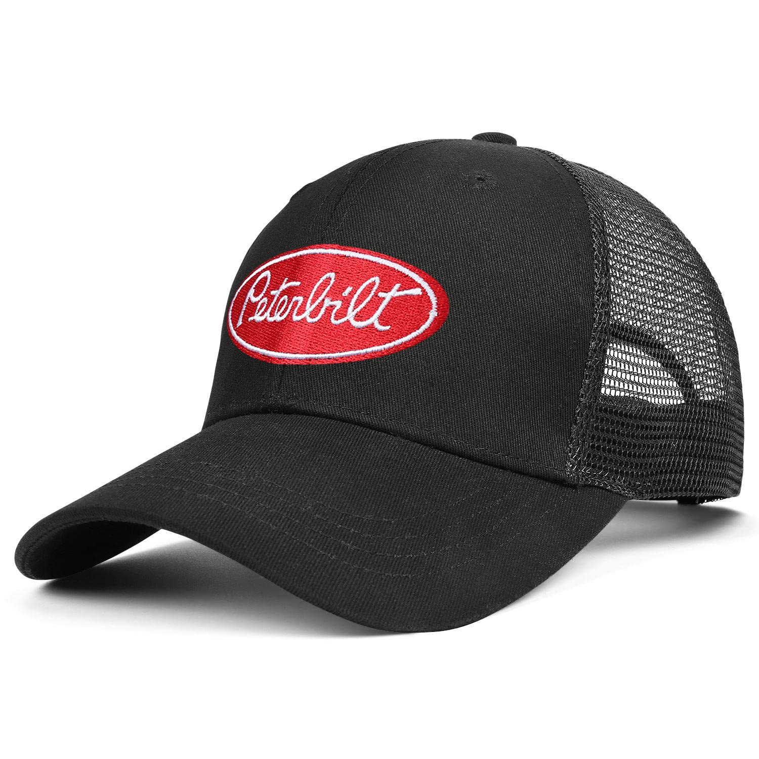 Univeins Embroidered Trucker Hats for Mens Hat Snapback Hat Baseball Cap Adjustable Dad Hats for Men Women Black