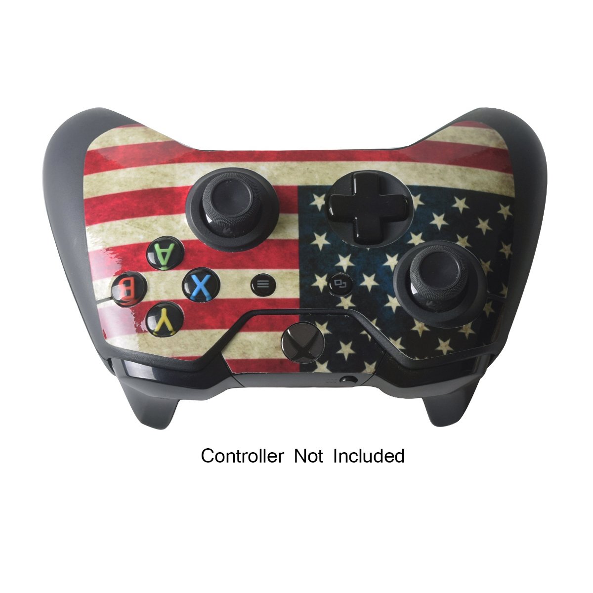 Skins Stickers for Xbox One Games Controller - Custom Orginal Xbox 1 Remote Controller Wired Wireless Protective Decals Covers Protector Accessories - Battle Torn Stripe