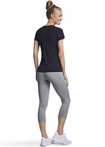 Russell Athletic womens Cotton Performance T-shirts T Shirt, Short - Black, Medium US
