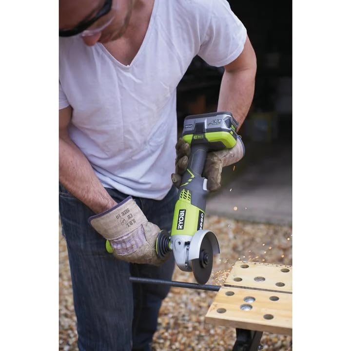 Ryobi R18AG-0 Angle Grinder Battery 18V 115mm 7500 rpm (Body Only)
