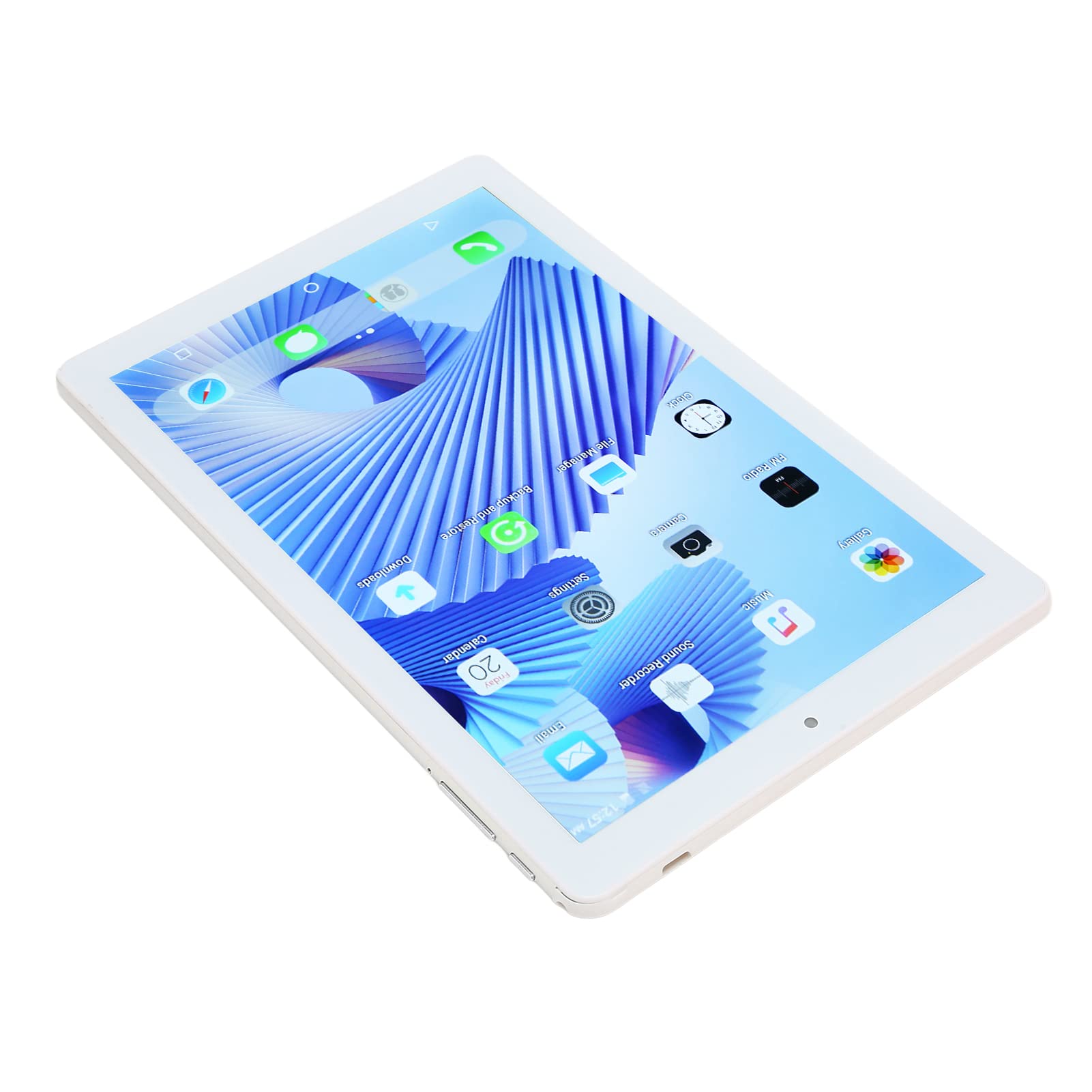 Vikye 5G WiFi Tablet for Android 10, 10.1 Inch 1920x1200 HD Display Tablet 4GB RAM 64GB ROM 2MP 5MP Dual Camera Dual Card Dual Standby Three Card Slots (US Plug)