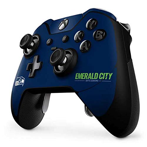 Skinit Decal Gaming Skin Compatible with Xbox One Elite Controller - Officially Licensed NFL Seattle Seahawks Team Motto Design