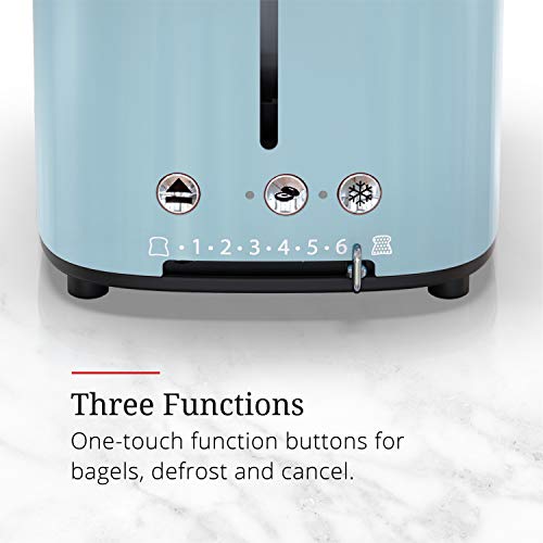 Russell Hobbs TR9150BLR Retro Style 2-Slice Toaster, Heavenly Blue