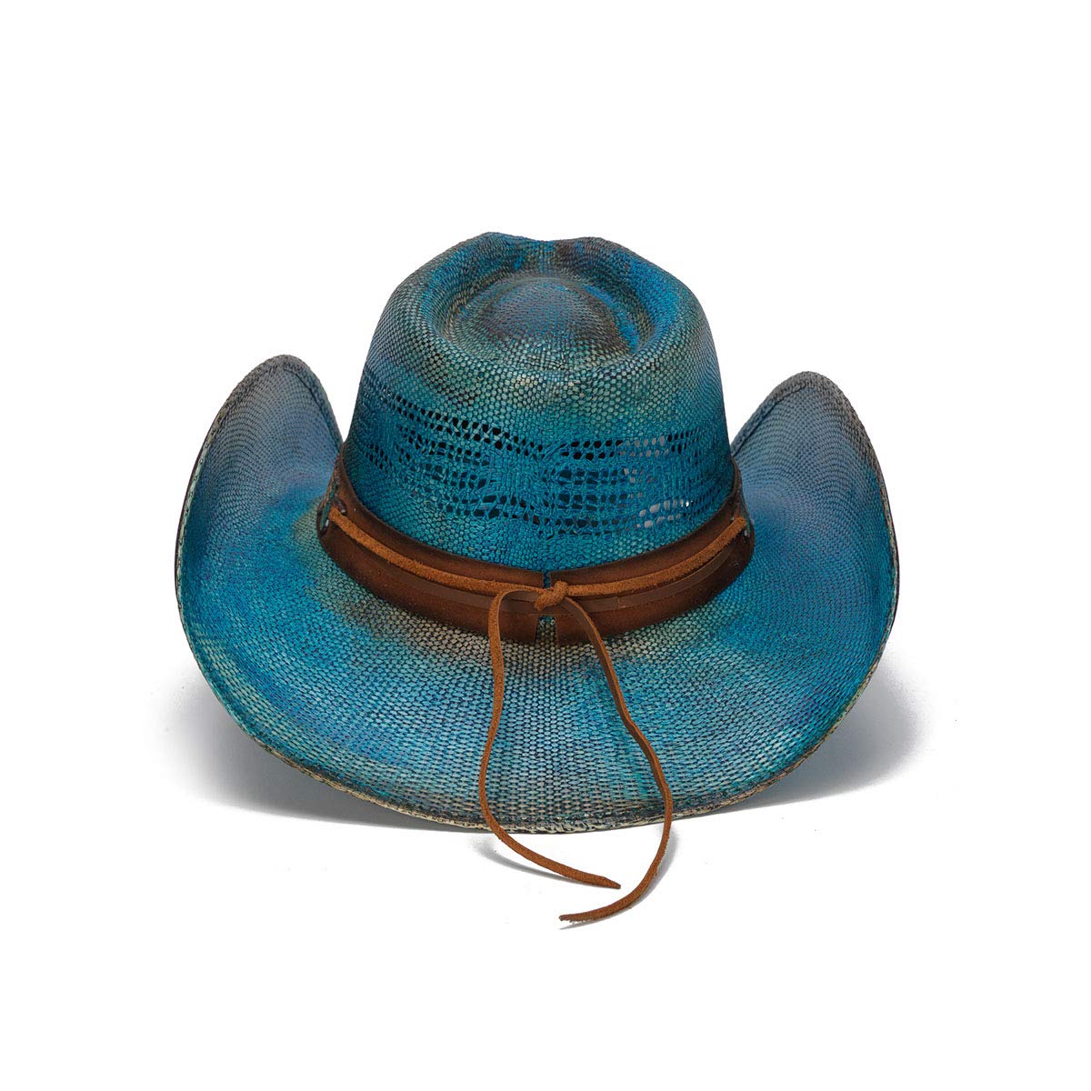 Stampede Hats Women's Love Story Rose Straw Western Hat M Blue