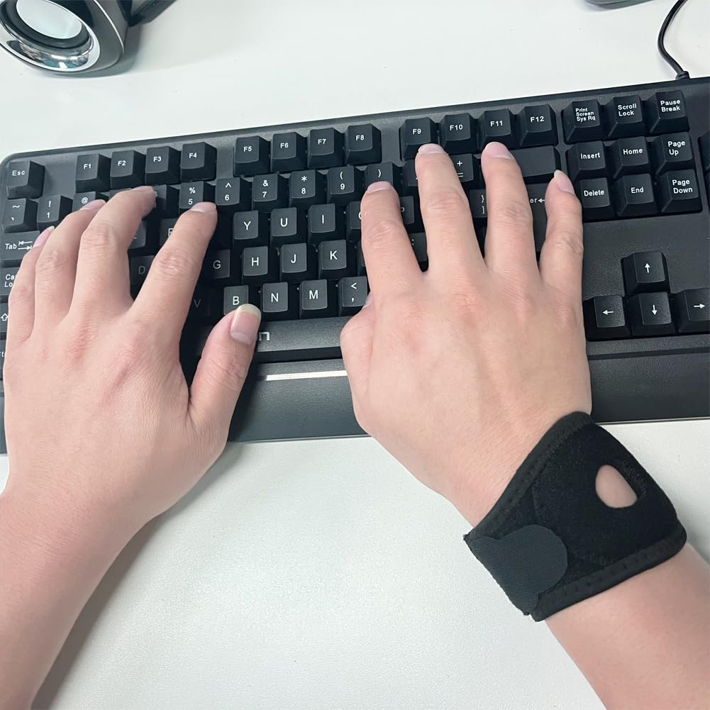 Wrist Brace For TFCC Tears, Adjustable Wrist Wrap with Soft Ring Pad for Ulnar Sided Wrist Pain, DRUJ Instability, Tendonitis, Strain, Carpal Tunnel, Wrist Support for Men Women Working Out, Sports