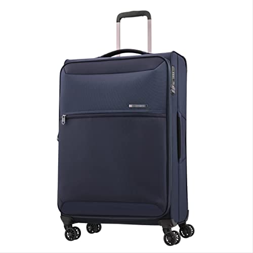 Samsonite 72H DLX Spinner Unisex Medium Blue Polyamide Luggage Bag TSA Approved DC6041002