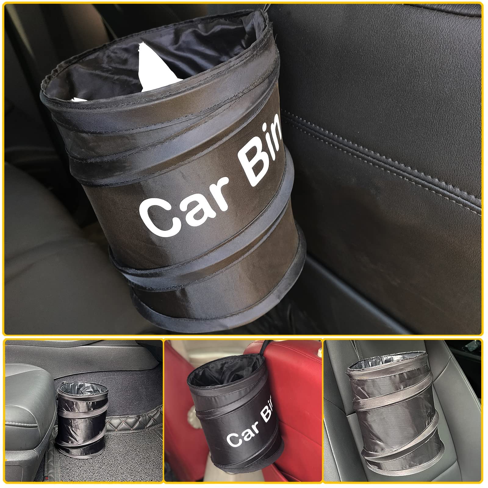 YZHSJC Foldable Pop-up Car Trash Bin