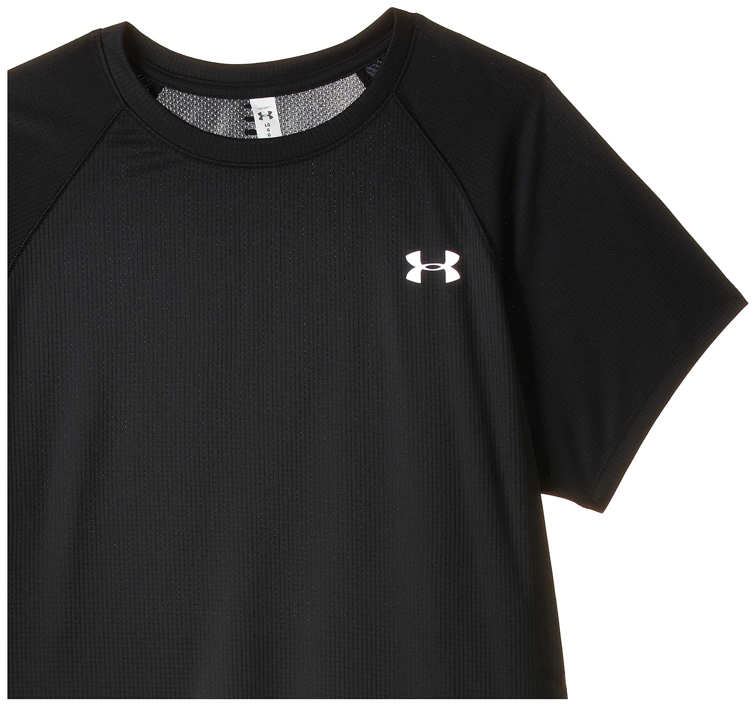 Under Armour Men's Speed Stride Short-Sleeve T-Shirt , Black (001)/Reflective , Small