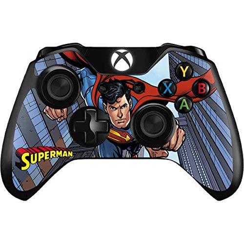 Skinit Decal Gaming Skin compatible with Xbox One Controller - Officially Licensed Warner Bros Superman Flying Design