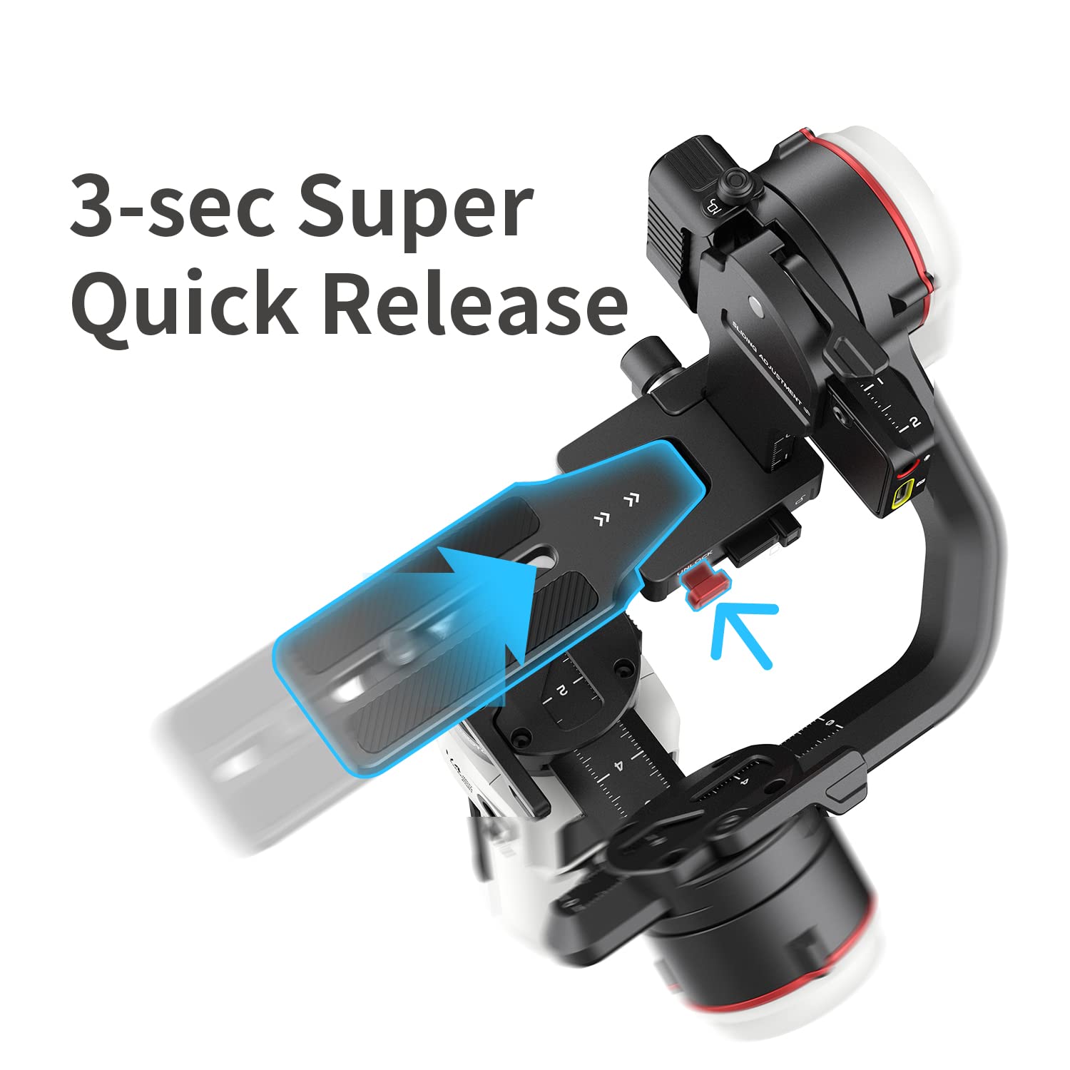 Zhiyun Crane M3 Combo Camera Stabilizer: 3-Axis Handheld Gimbal for DSLR Mirrorless Cameras & Action Camera, Compatible with Nikon, Sony, Canon, Panasonic, Fujifilm, Lightweight Design