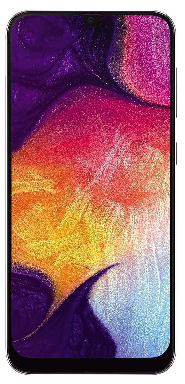 SAMSUNG Galaxy A50 A505G 64GB Duos GSM Unlocked Phone w/Triple 25MP Camera - White