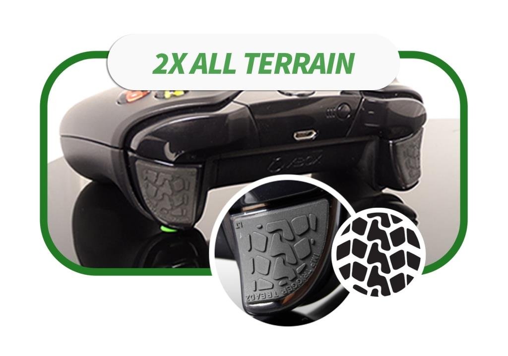 Snakebyte Trigger Treadz - Original 4-Pack for (Xbox One) - Anti Slip Trigger Rubbers - Finger Grips - Xbox One Controller Accessories