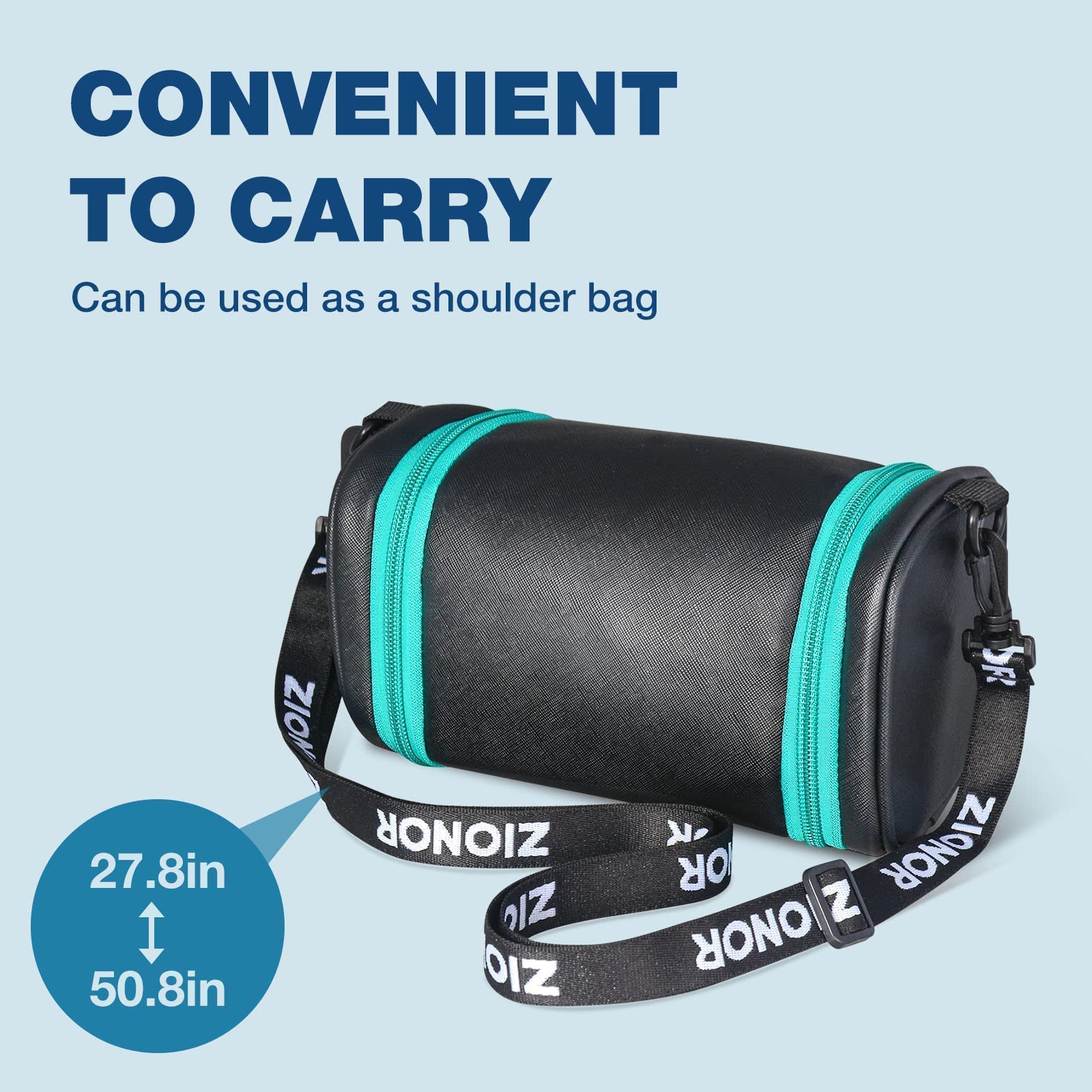 ZIONOR X Ski Snowboard Snow Goggles OTG Design for Men & Women and Ski Goggles Bag