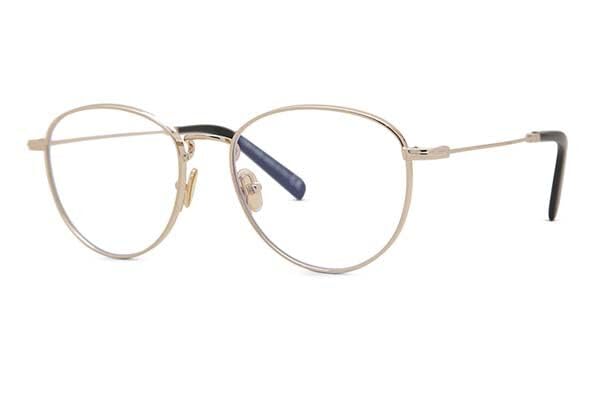 Tom Ford TF5749B Blue Block Eyeglasses 028 Gold/Black 52mm FT5749