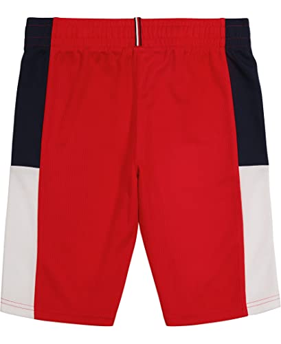 Tommy Hilfiger Boys' Basketball Training Shorts, Featuring Lightweight Mesh, Elastic Waistband with Drawstring