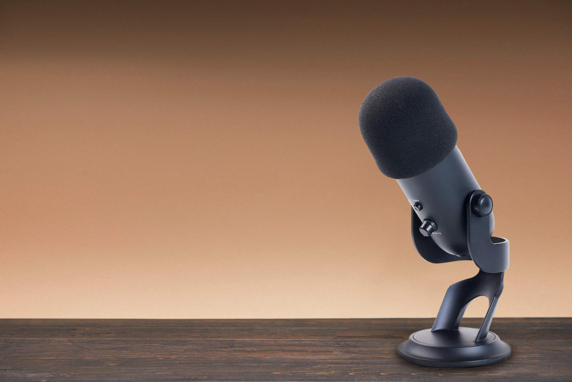 Sound Addicted - Foam Cover Windscreen for Blue Yeti mic's | Perfect fit for Yeti PRO Condenser Microphones