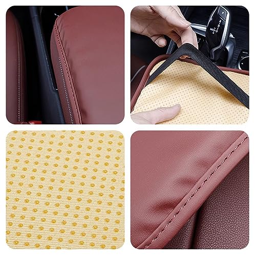 TBMAKE Car Armrest Pad for Mazda 2 3 5 6 Cx7 Cx5 Cx9 Cx-5 Cx3 MX-5 CX30, Leather Car Armrest Pad Memory Foam Car Cushion Mat,Green