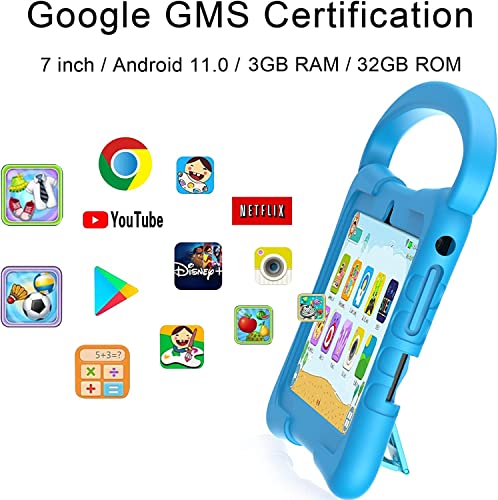 YOBANSE Kids Tablet, 7 inch Tablet for Kids 3GB RAM 32GB ROM
