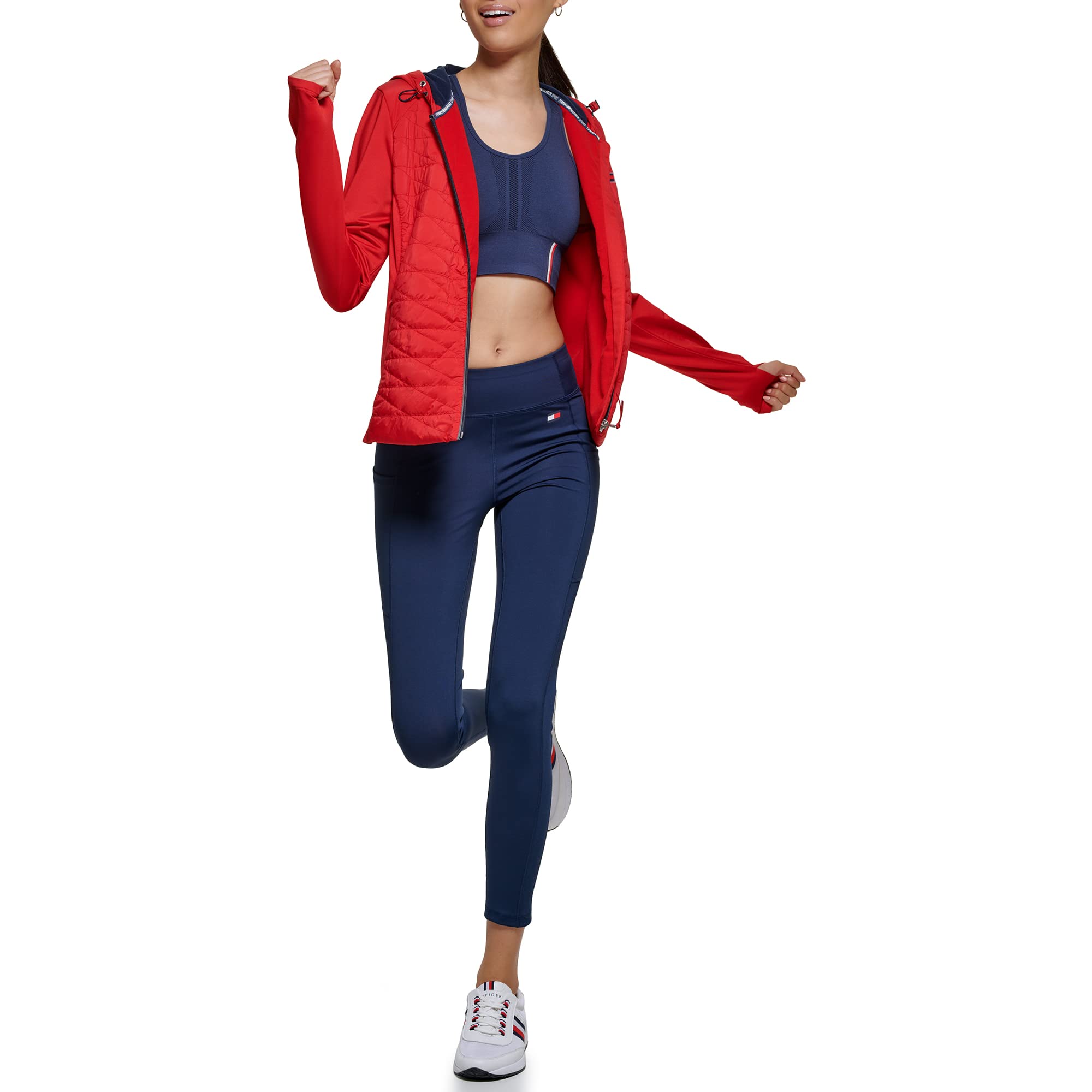 Tommy Hilfiger Sport womens Sport Jacket,Black,Medium