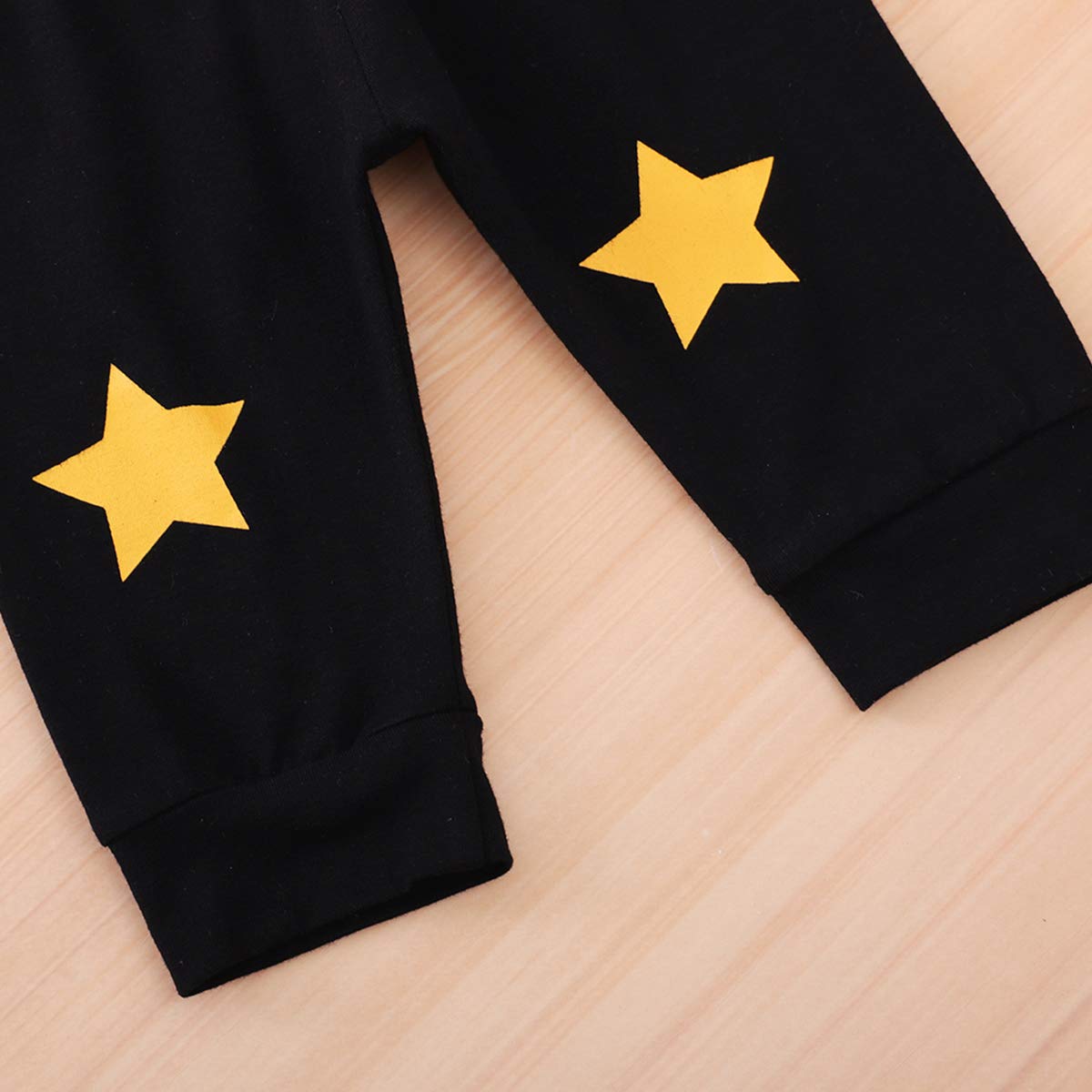 Shalofer Baby Boy My First New Year Outfit Toddler New Year Eve Bodysuit with Hat (Black,12-18 Months)
