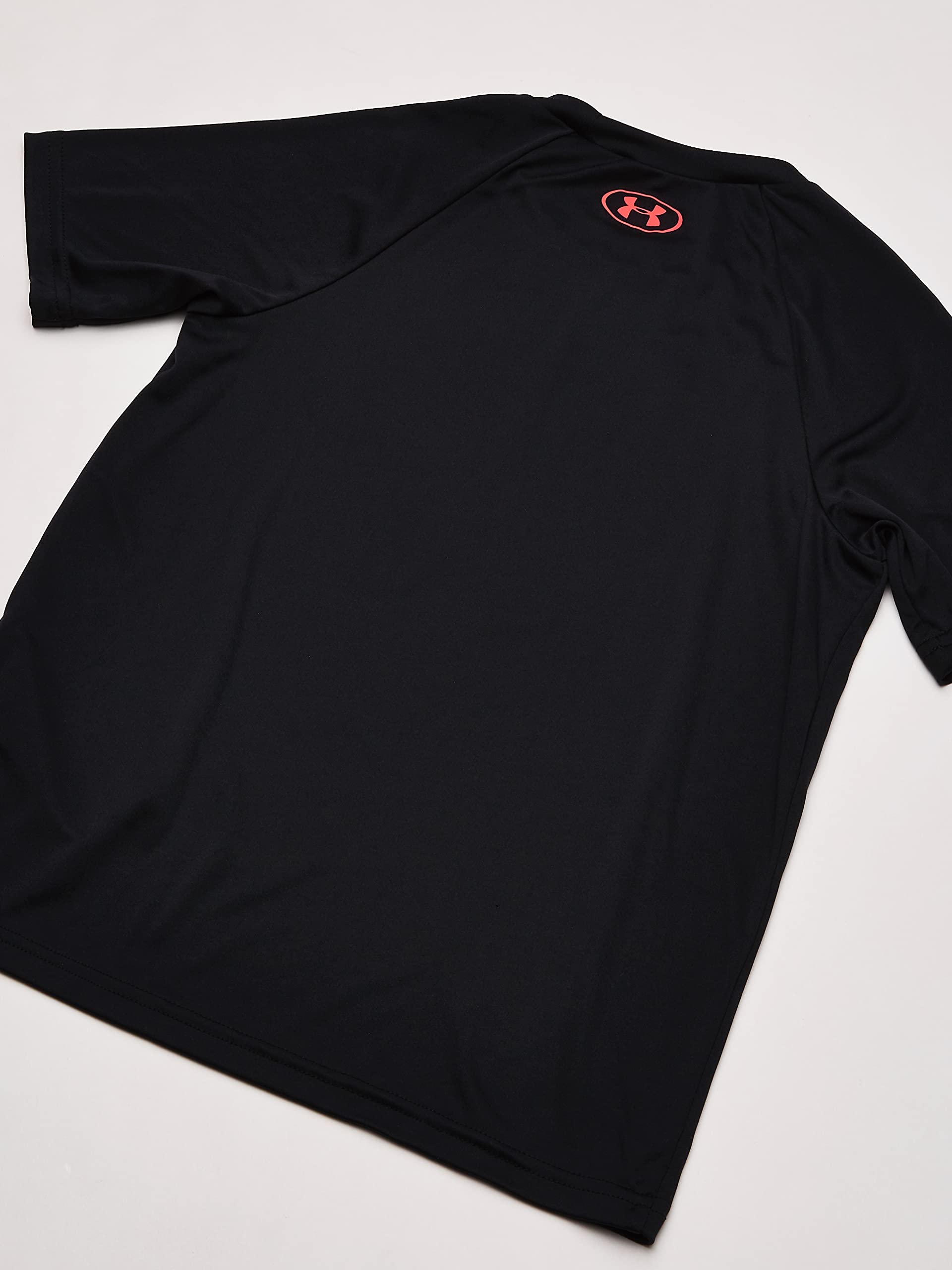 Under Armour Tech Glogradient Logo Short Sleeve T-shirt, Black (001)/White, Youth X-Small