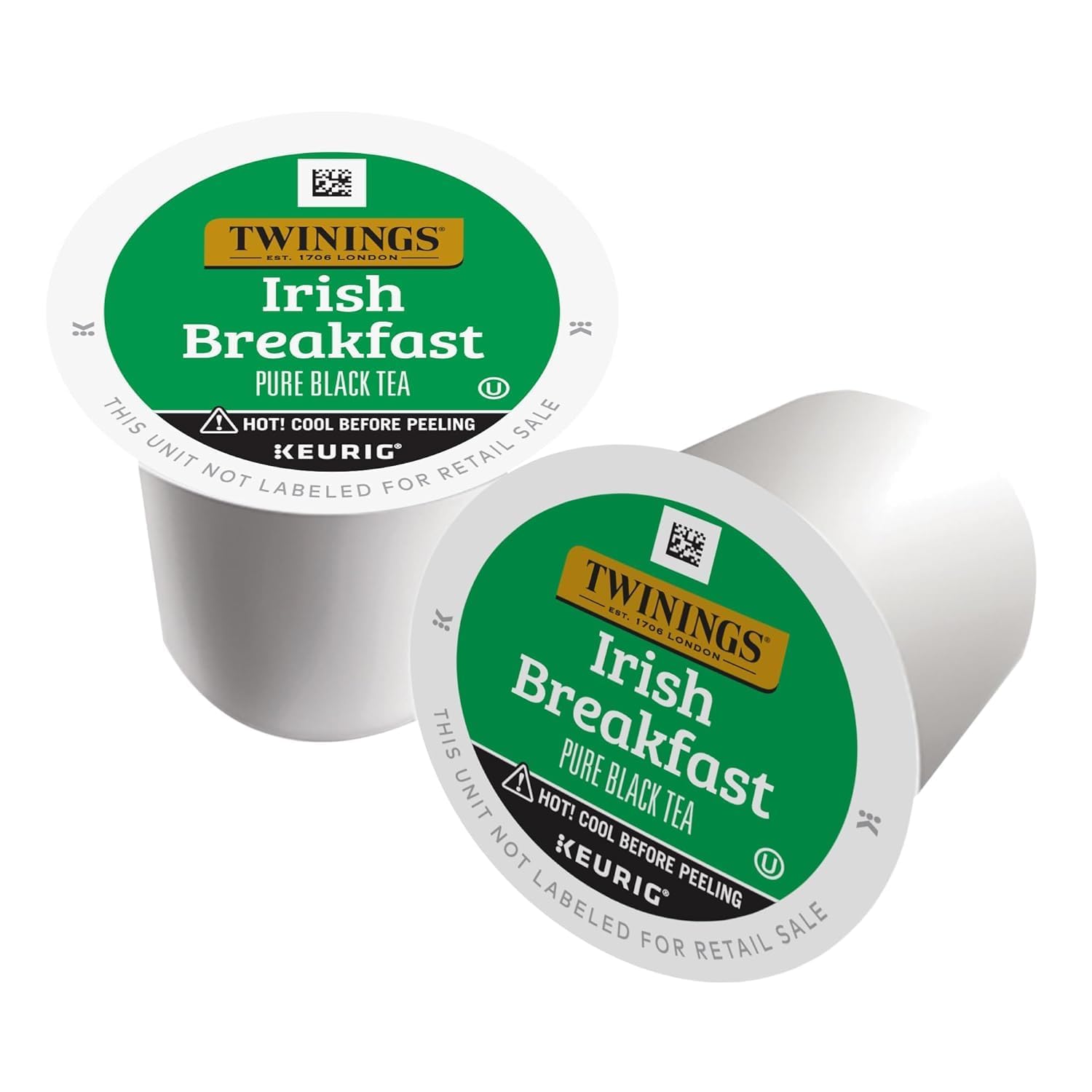 Twinings Irish Breakfast Tea K-Cup Pods for Keurig, Caffeinated Black Tea, Robust, Strong, Bold Flavour, 24 Count (Pack of 2)