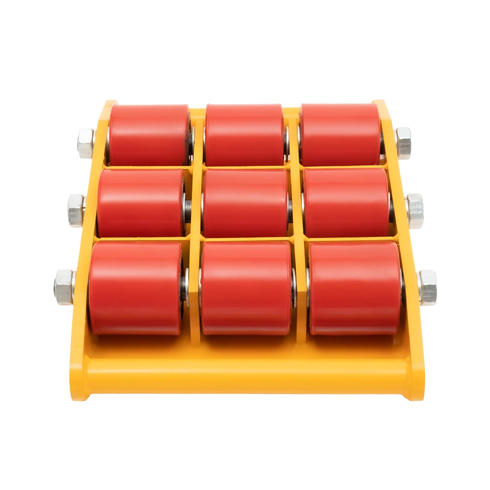 Shipping Trolley 360°Swivel Heavy Duty Machinery Mover Dolly Skate Roll Cart 15T Build to Last Excellent Loading Bearing Capacity High Stability Flexible Quiet Movement Homes Logistics Decoration
