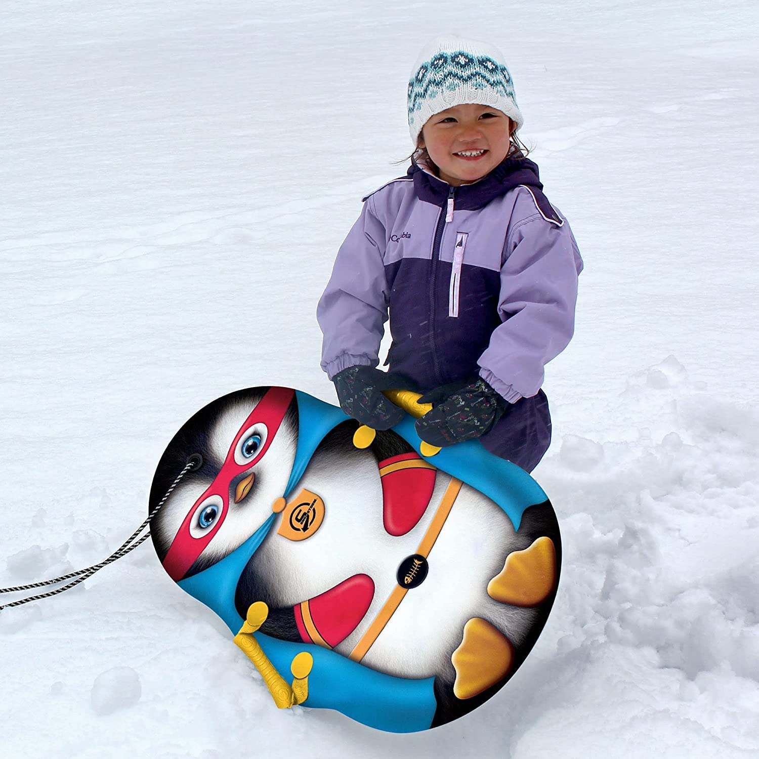Sno-Storm 36in Foam Winter Kiddy Snow Sled 2-Pack, Mix, 36" (1368772)