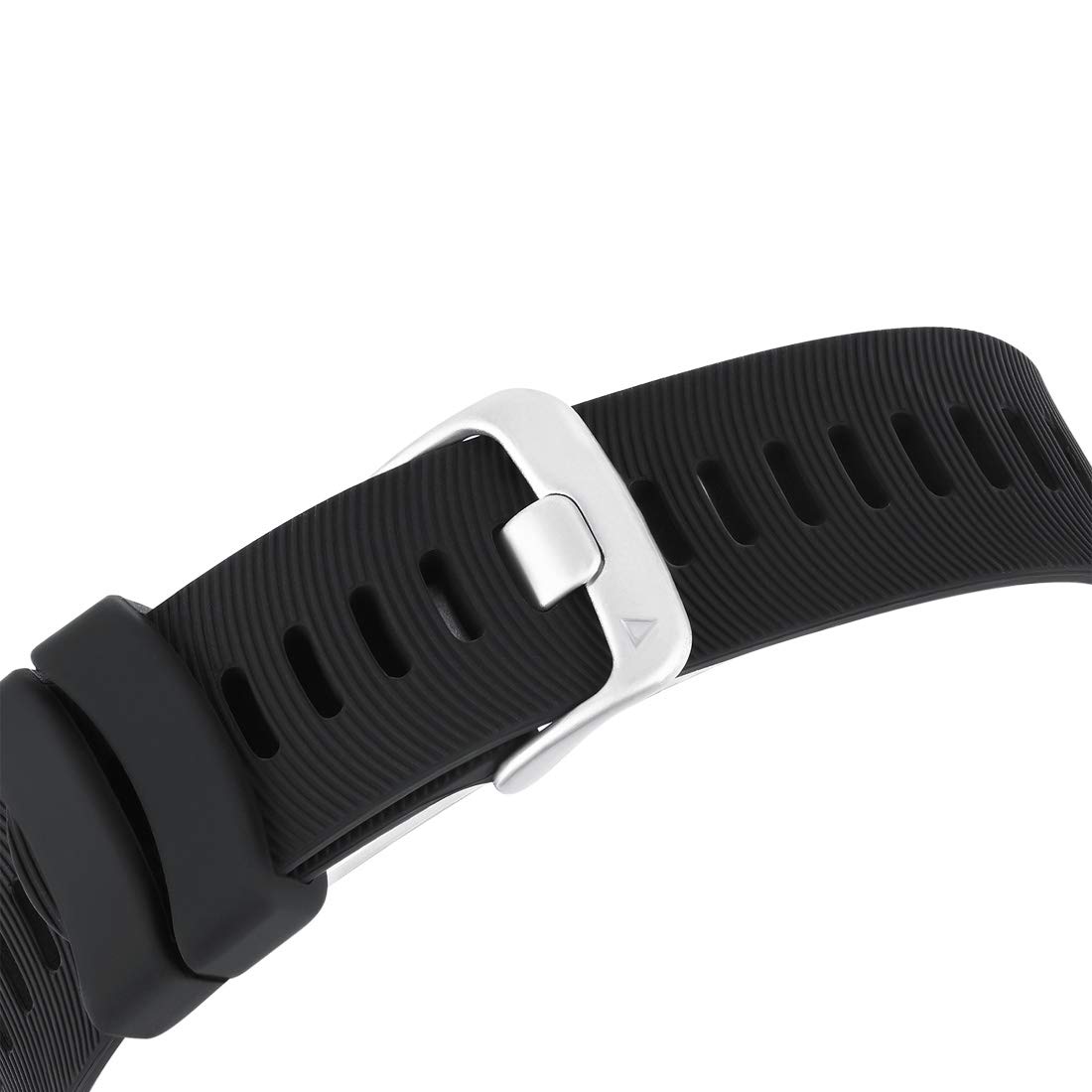 TECKMICO 8PCS bands Compatible with Garmin Forerunner 245/645,20mm Soft Silicone Replacement bands for Garmin Forerunner 245/645 GPS Running Watch,NO Tracker(8-Pack, Buckle Design)