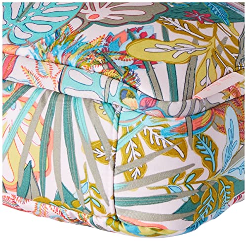 Vera Bradley Women's Cotton Utility Crossbody Purse, Rain Forest Canopy - Recycled Cotton, One Size