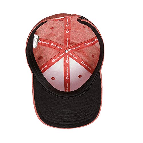 TaylorMade Men's Lifestyle Tradition Relaxed Adjustable Hat, Black, One Size