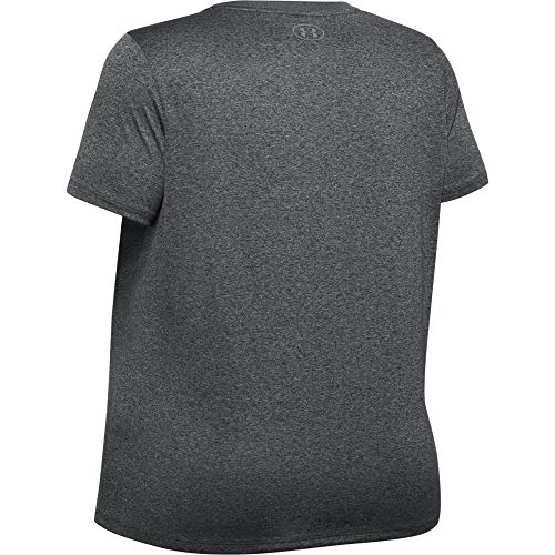 Under Armour Women's UA Tech Short Sleeve 3X Gray