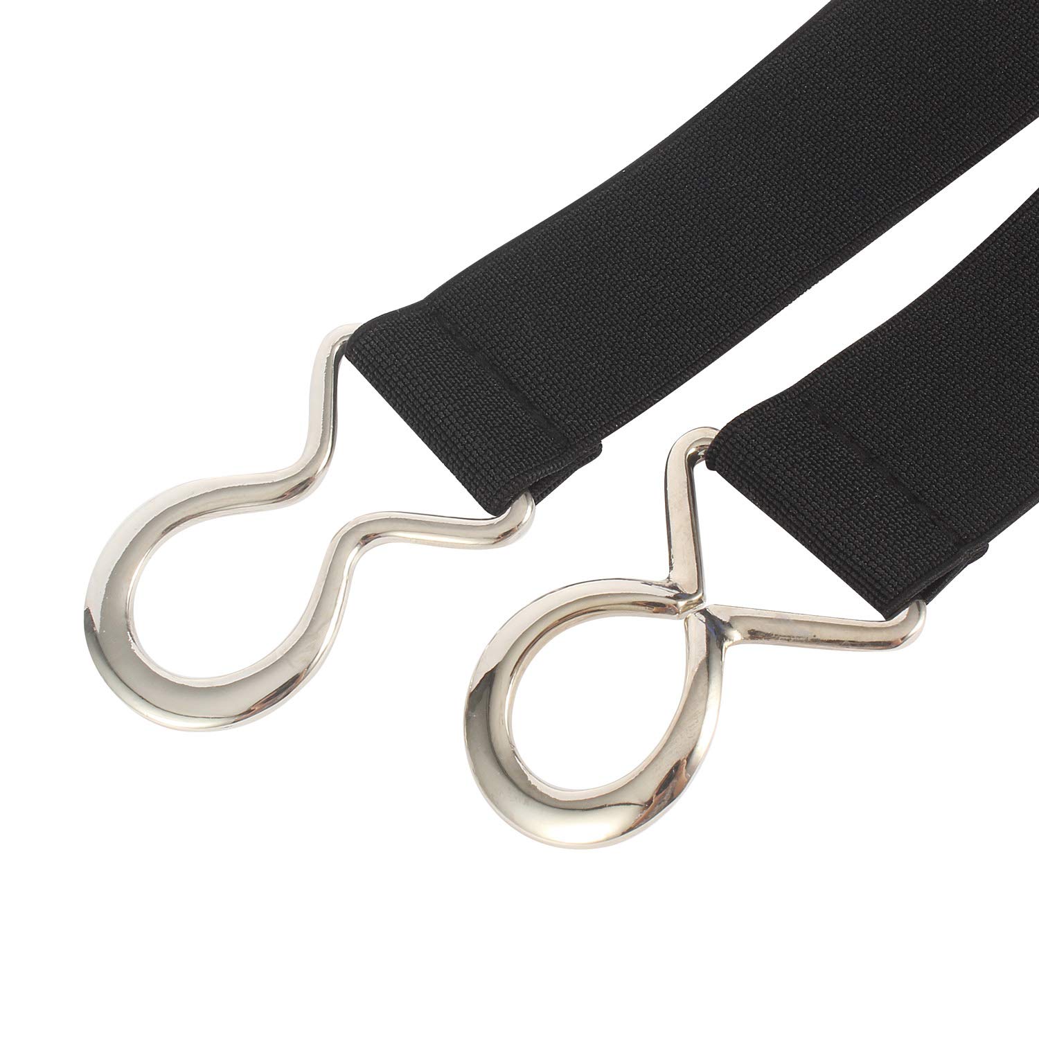 Syuer Women Stretchy Skinny Waist Belt Simple Style Elastic Belt for Jeans Dresses (L-XL (30β-36β), Black)