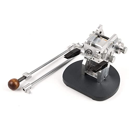 TSPROF Knife Sharpener - 'Blitz Base' |Precision Knife Sharpener System | 100% Steel and Ultra Strong Aluminum 7075-T6 Alloy | for All Types of Knives |