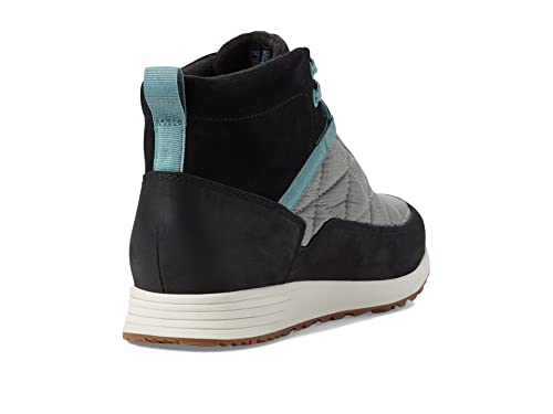 Teva Women's Reember Commute Wp Moccasin, Black/Grey, 7.5