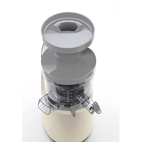 Smeg SJF01CREU 150W 50's Retro Style Aesthetic Slow Juicer, Cream