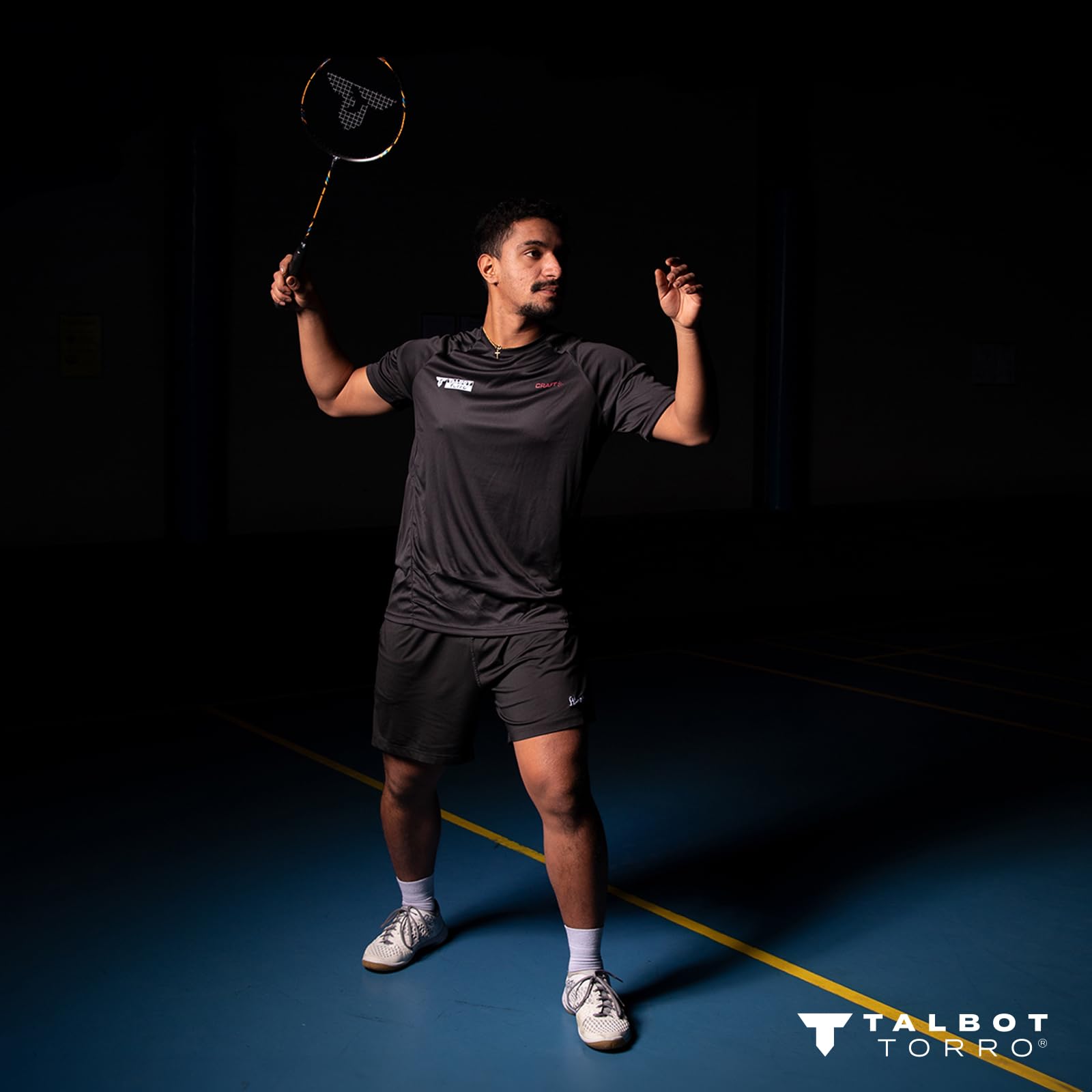 Talbot Torro Arrowspeed 399 Badminton Racket, 100% Graphite, One Piece Optic, 439883