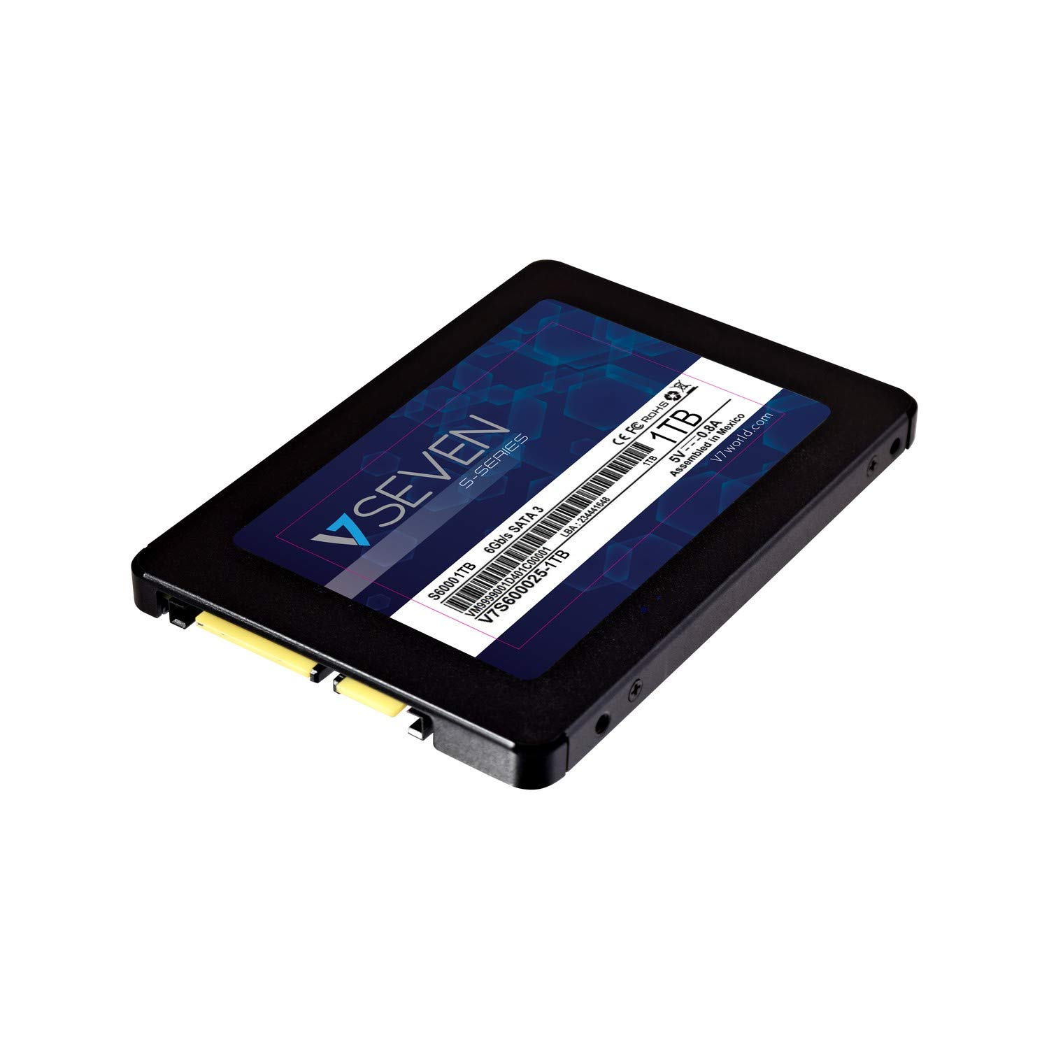 V7 S6000 3D NAND 1000GB Internal SSD - SATA III 6 GB/S, 2.5"/7mm