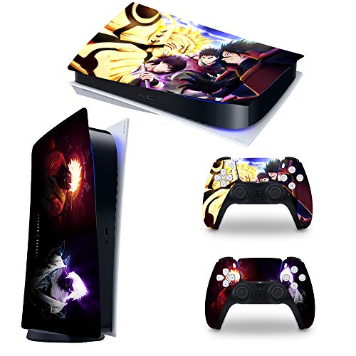Village Leaf - PS5 Standard Edition Skin Console and 2 Controller, Vinyl Decal Sticker Full Cover Protective