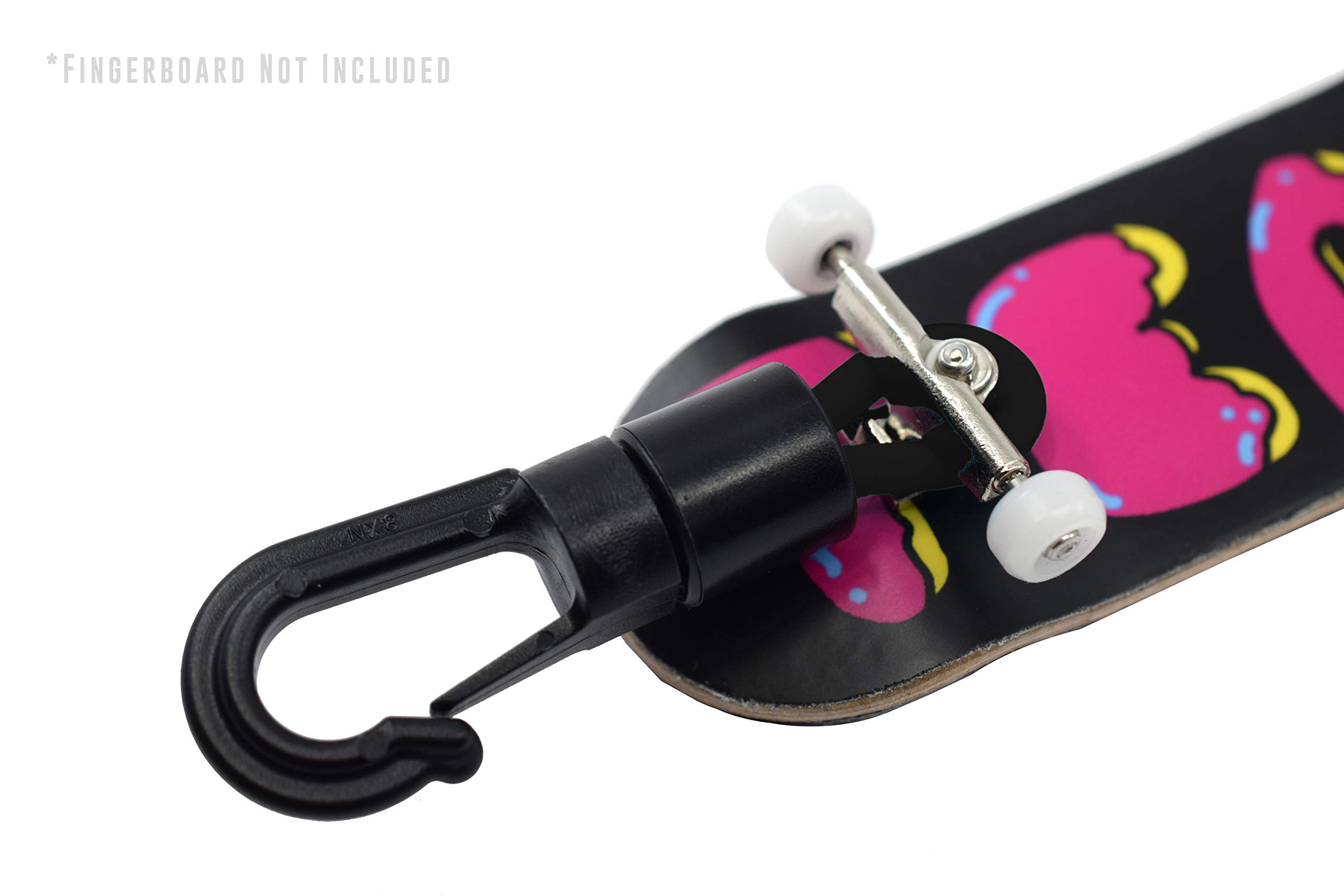 Teak Tuning Complete Carrier, Black Ink Colorway - Fingerboard Hook Key Chain - Silicone - Made in The USA