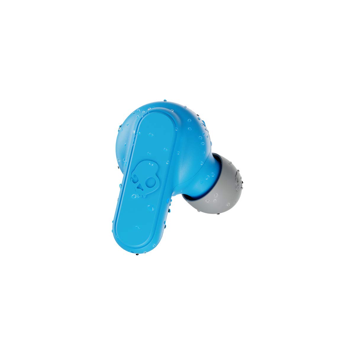 Skullcandy Dime In-Ear Wireless Earbuds, 12 Hr Battery, Microphone, Works with iPhone Android and Bluetooth Devices - Grey/Blue