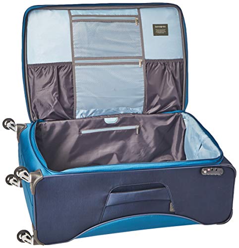Samsonite Eco Lite Spinner Carry-On Luggage Large Blue Travel Bag
