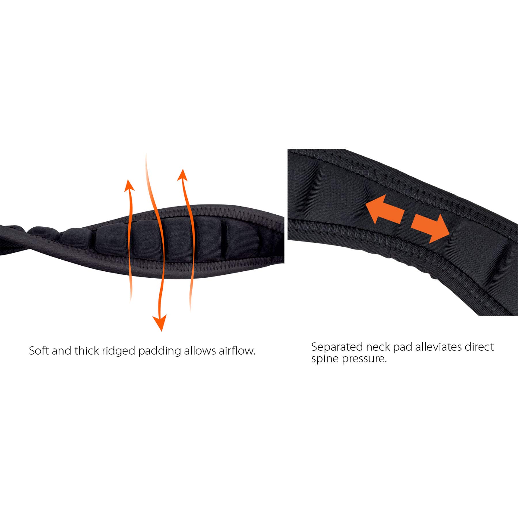 Protec NLS305M 24-Inch Ballistic Neoprene Less-Stress Saxophone Neck Strap with Coated Metal Hook,Black
