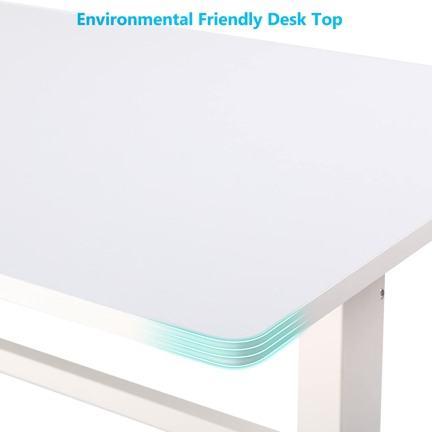 UNICOO Manual Standing Desk Adjustable Height Heavy Duty Game Desk, Crank Adjustable Desk, Adjustable Computer Desk, Manual Stand Up Desk with Headphone Hook,48 x 24 Inches(SYK01-Light Oak)